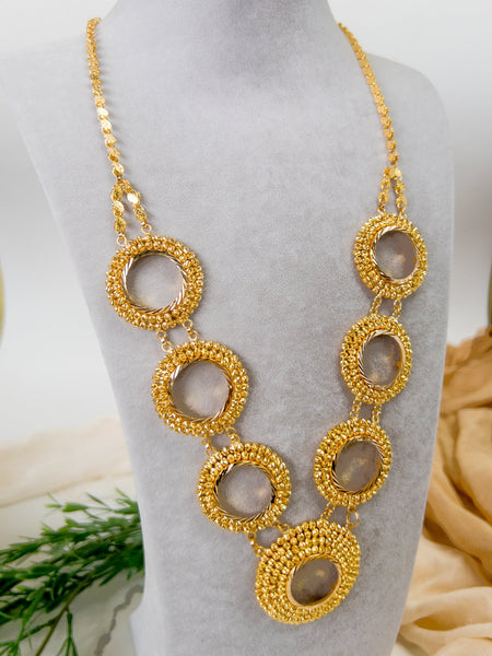 Arabic gold coin necklace store