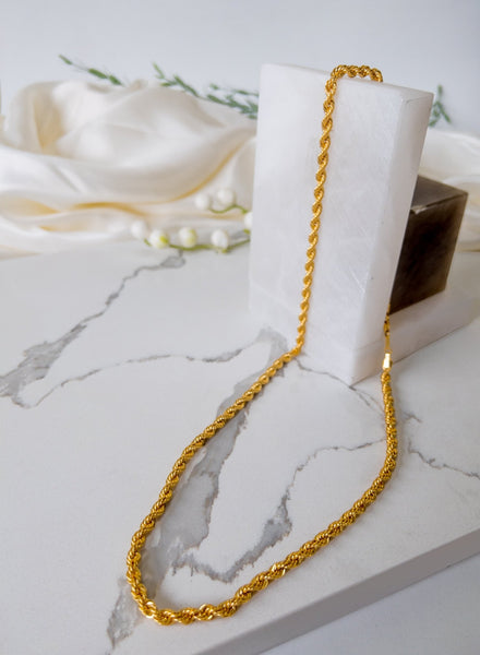 21k Yellow Gold Chain – Cleopatra Jewelers